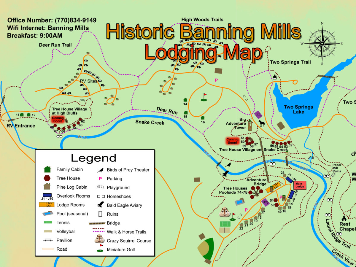 Lodging Options - Historic Banning Mills